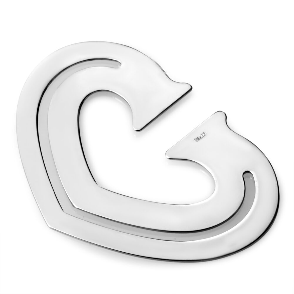 Cartier Stainless Steel Heart Bookmark T1220265
