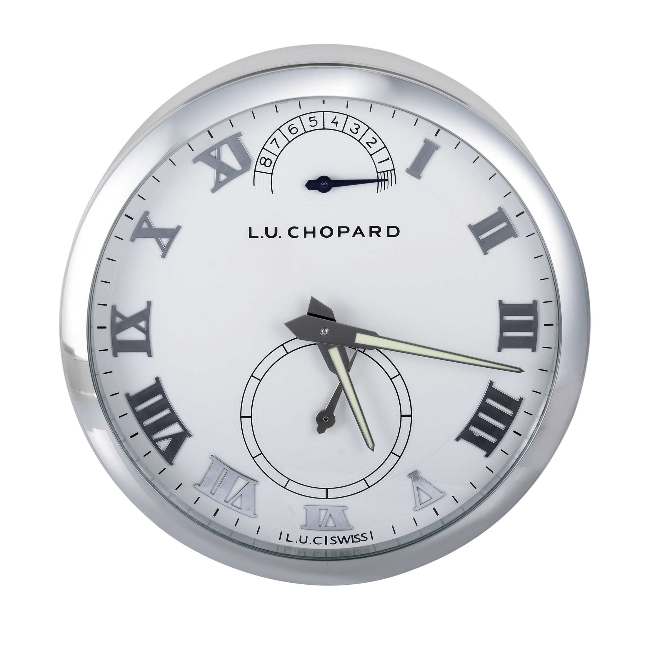 Chopard L.U.C. Quattro Mechanical Table Clock 95020-0082 - 160mm - Ivory - - Manufacturer's Box ...