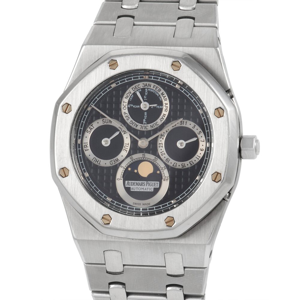 Audemars Piguet Royal Oak Perpetual Calendar Blue Ceramic Watch 26579cs ...