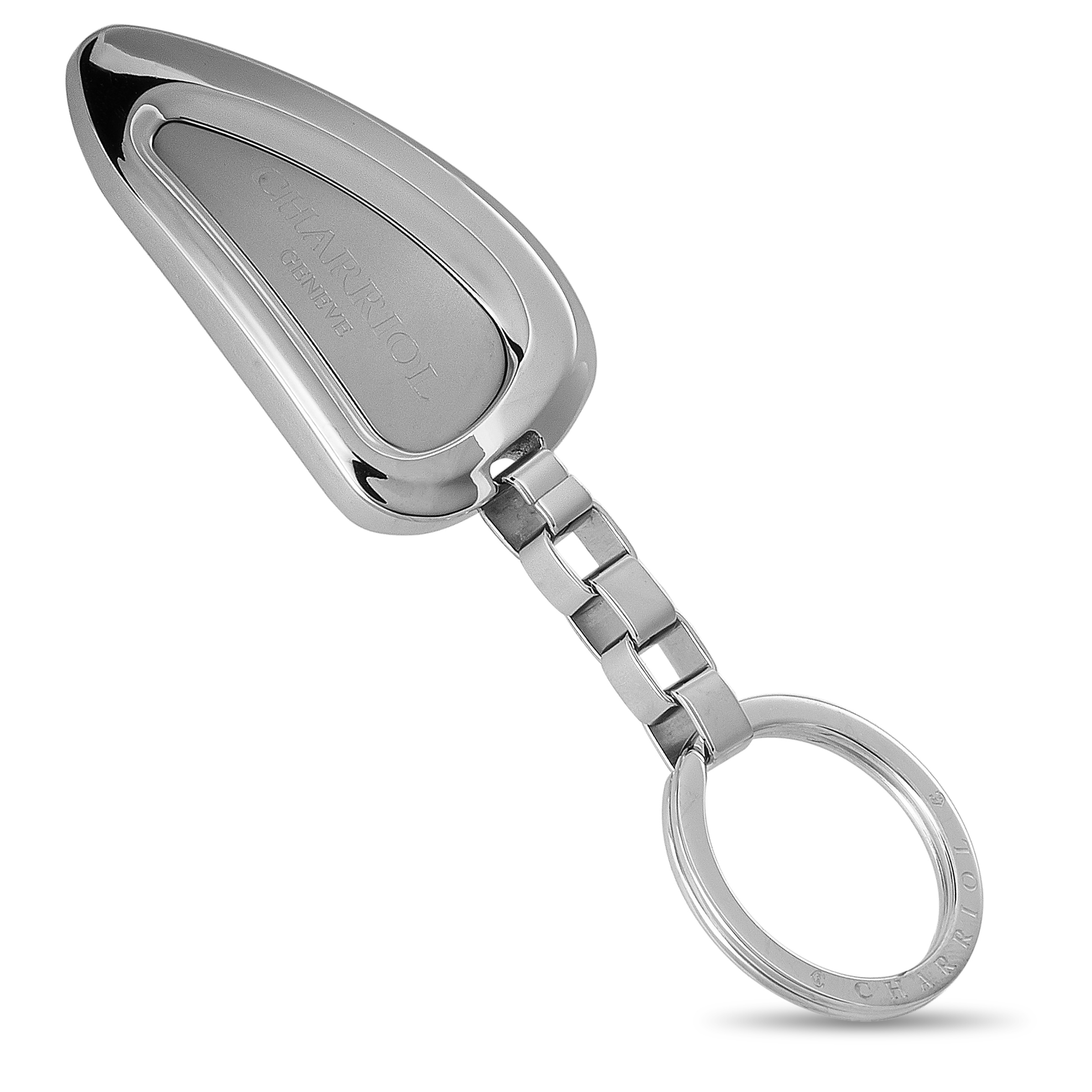 Charriol Stainless Steel Keyring 10-01-IRON