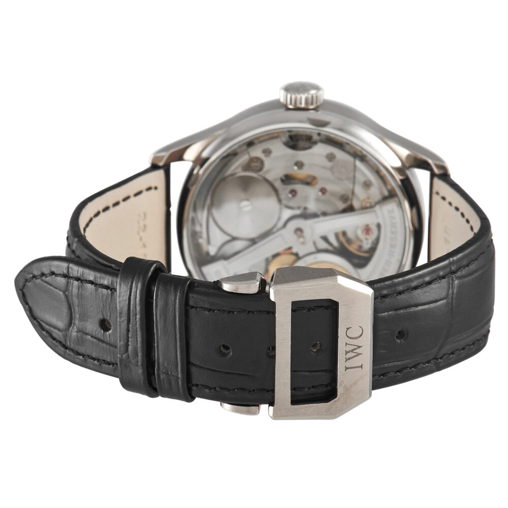 IWC Portuguese Perpetual Calendar 18K White Gold Watch IW502218 - 42mm ...