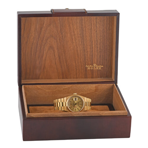 Rolex Oysterquartz Day-Date Khanjar Watch 19018 - 36mm - Champagne ...