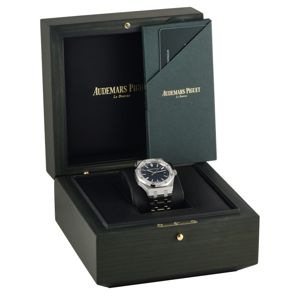 Audemars Piguet Royal Oak Diamond Bezel Watch 15551ST.ZZ.1356ST.05 ...