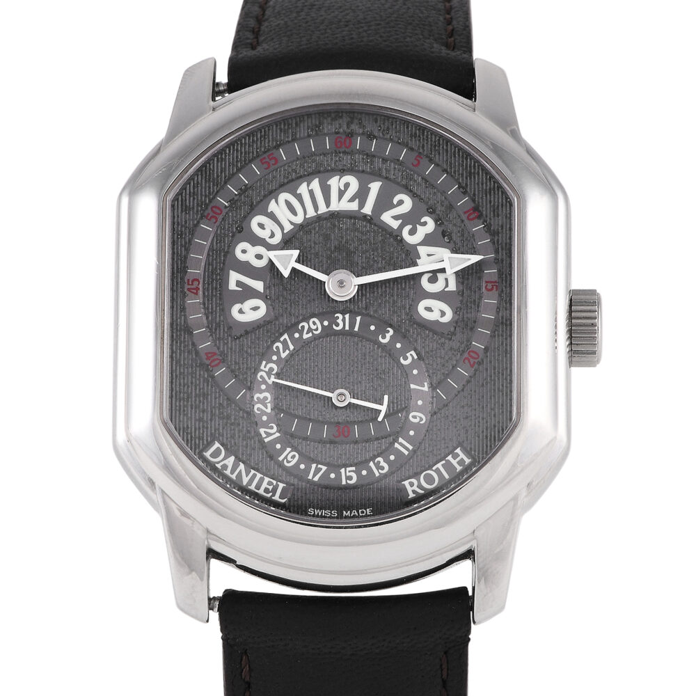 Daniel Roth Premier Retrograde Leather Watch 807.L.10 - 41mm x 35mm ...