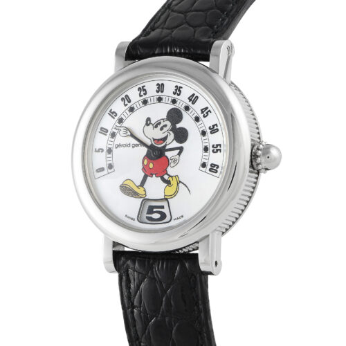 Gerald Genta Retro Fantasy Mickey Mouse Watch G3612.7 - 34mm - White ...