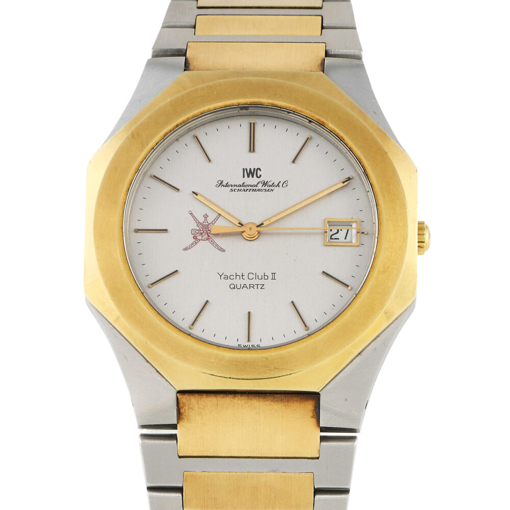 IWC Vintage Yacht Club II Khanjar Quartz Watch - 38mm - White ...