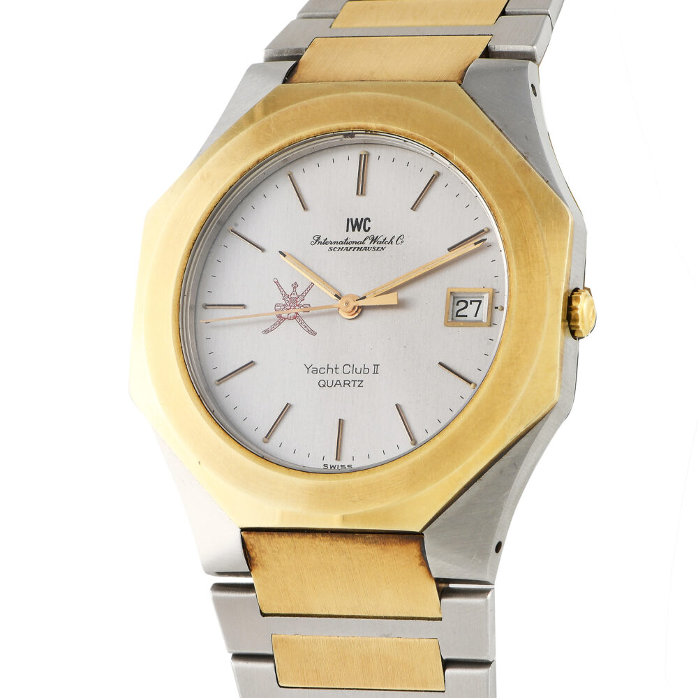 IWC Vintage Yacht Club II Khanjar Quartz Watch - 38mm - White ...