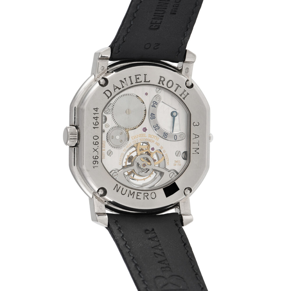 Daniel Roth Tourbillon Retrograde Date Watch 196.X.60 - 38mm - Silver ...