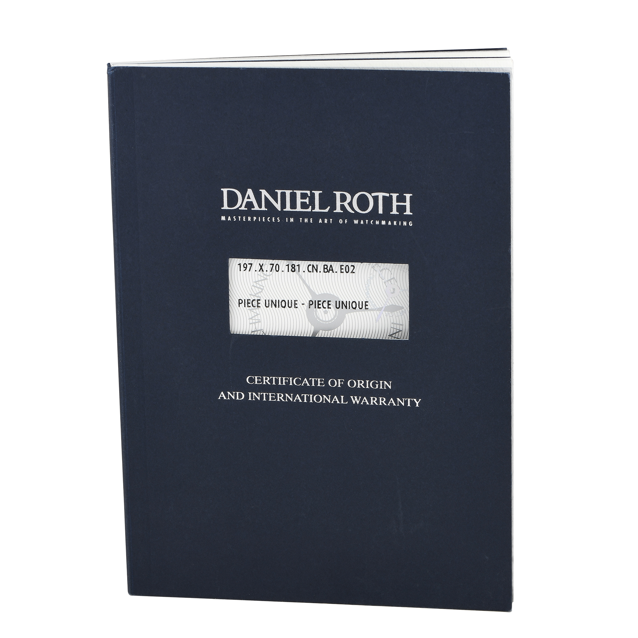 Daniel Roth Tourbillon Piece Unique Platinum Watch 197.X.70.181.CN.BA ...