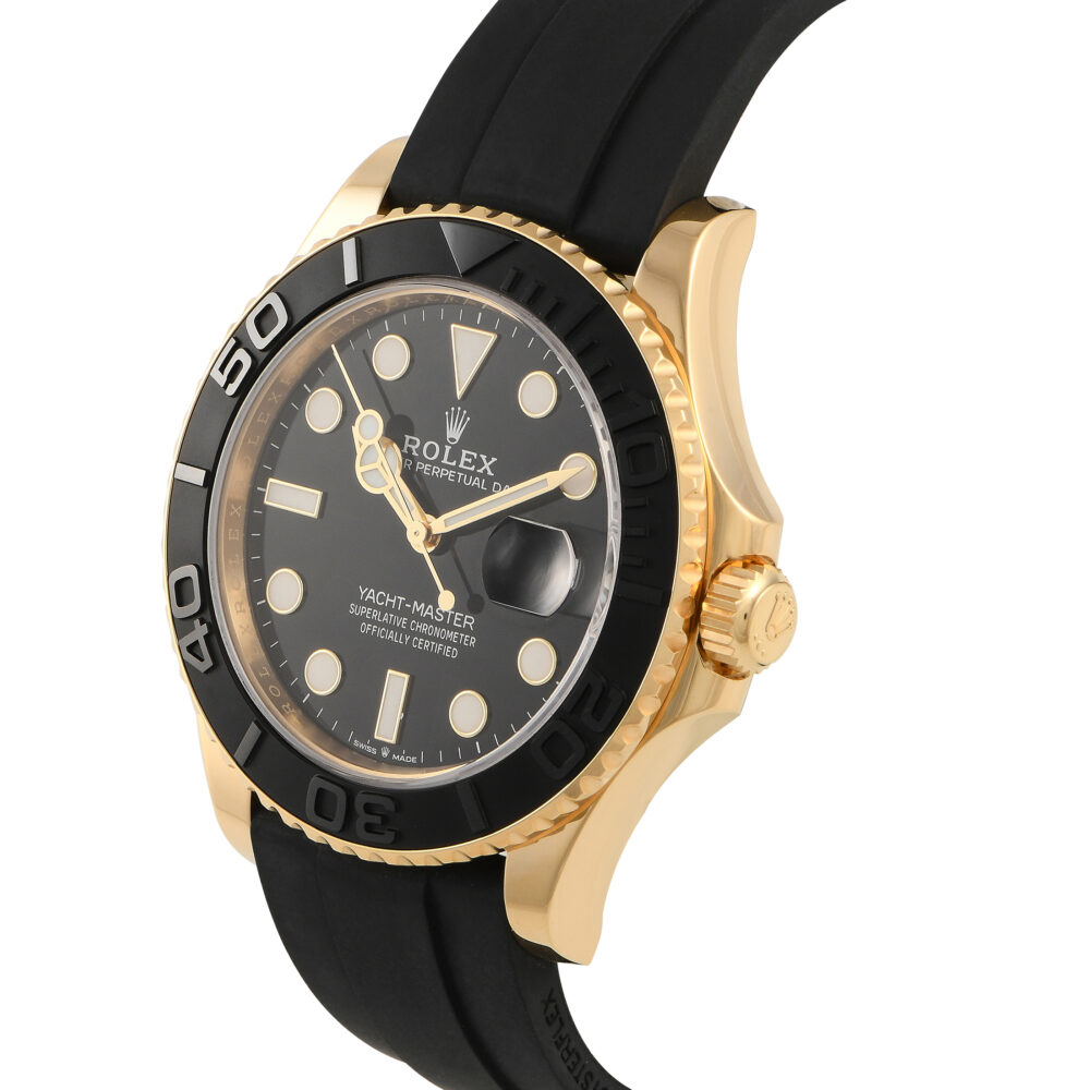 Rolex Yacht-Master 42 Yellow Gold Watch 226658 - 42mm - Black - 2023 ...