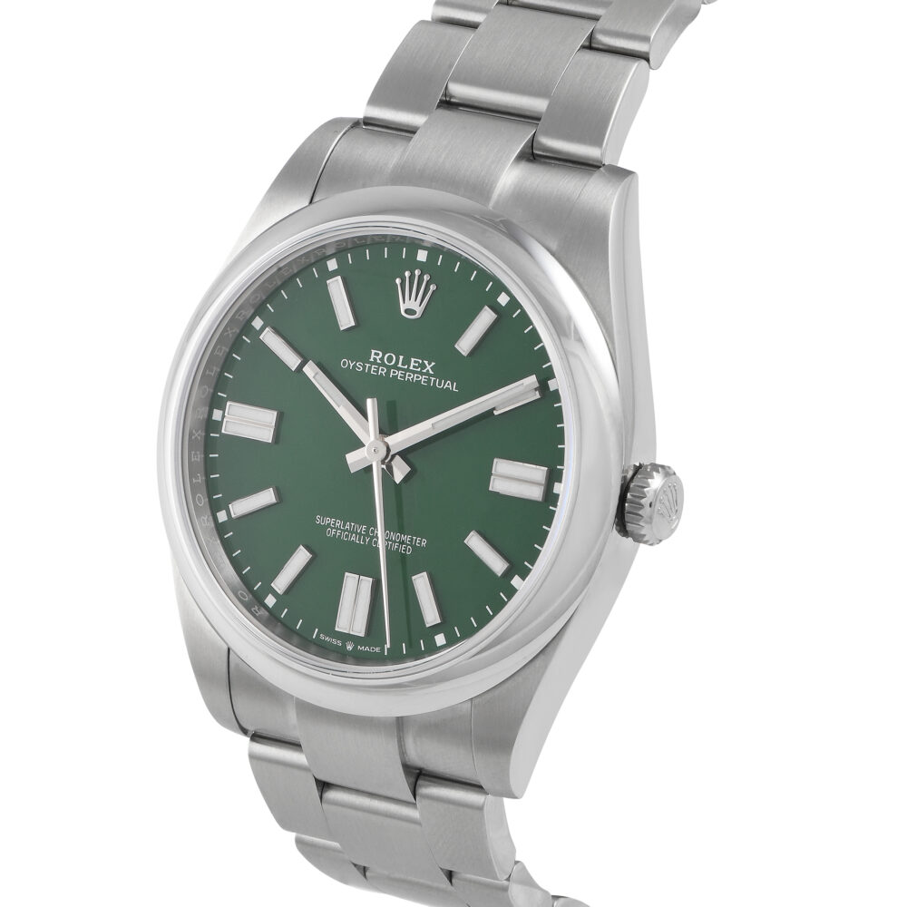 Rolex Oyster Perpetual 41 Green Dial Watch 124300 - 41mm - Green - 2023