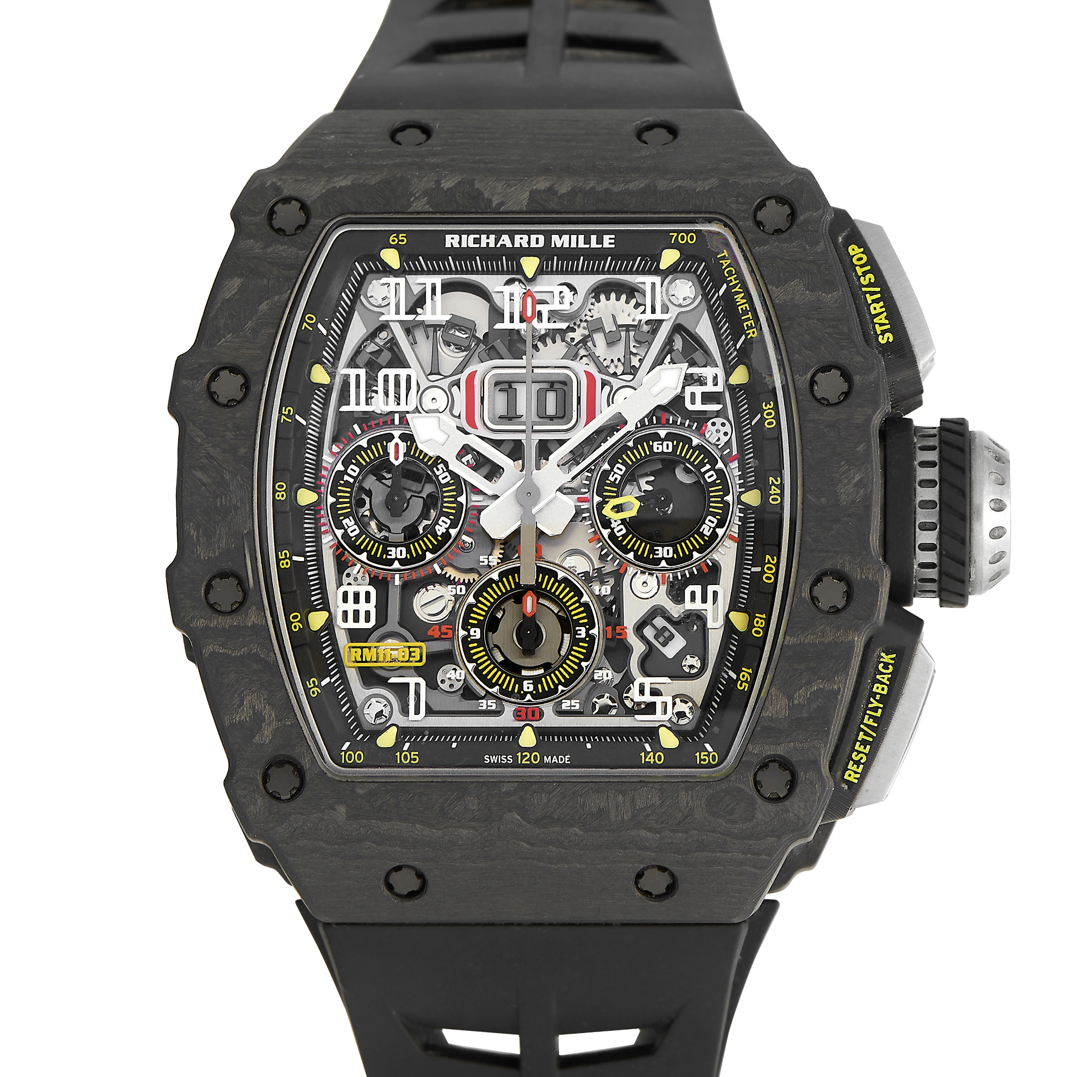 Richard Mille RM11-03 Carbon Flyback Chronograph Watch RM11-03 NTPT ...