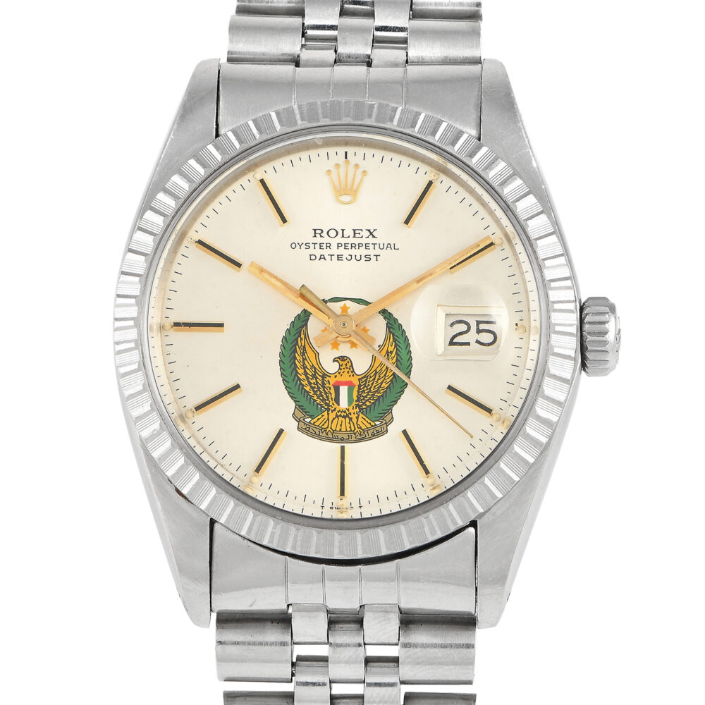 Rolex Datejust UAE Armed Forces Watch UAE Logo 16030 - 36mm - Cream
