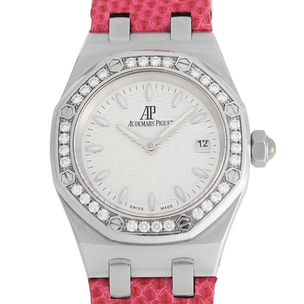 Audemars Piguet Royal Oak Lady Diamond Watch 67601ST - 33mm - White