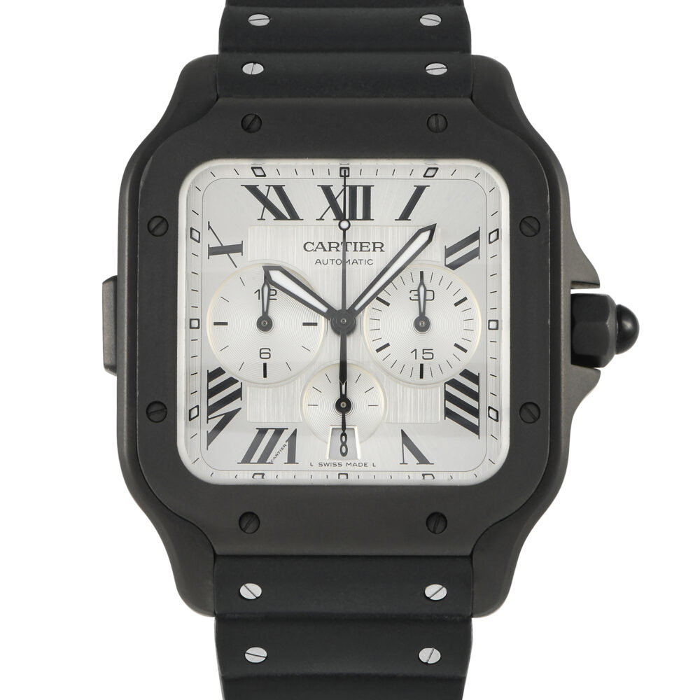 Cartier Santos Chronograph Watch WSSA0017 - 43.3 mm - Silver - 2019
