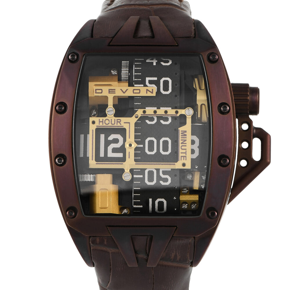 Devon Works Tread 2 Godiva Watch - 44mm - Transparent