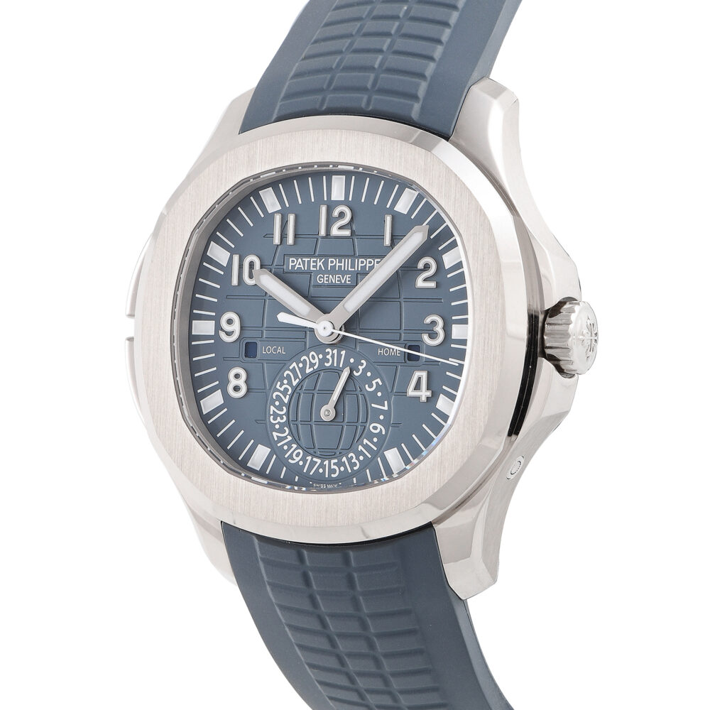 Patek Philippe Aquanaut Travel Time Watch 5164G-001 - 40.8mm - Blue ...
