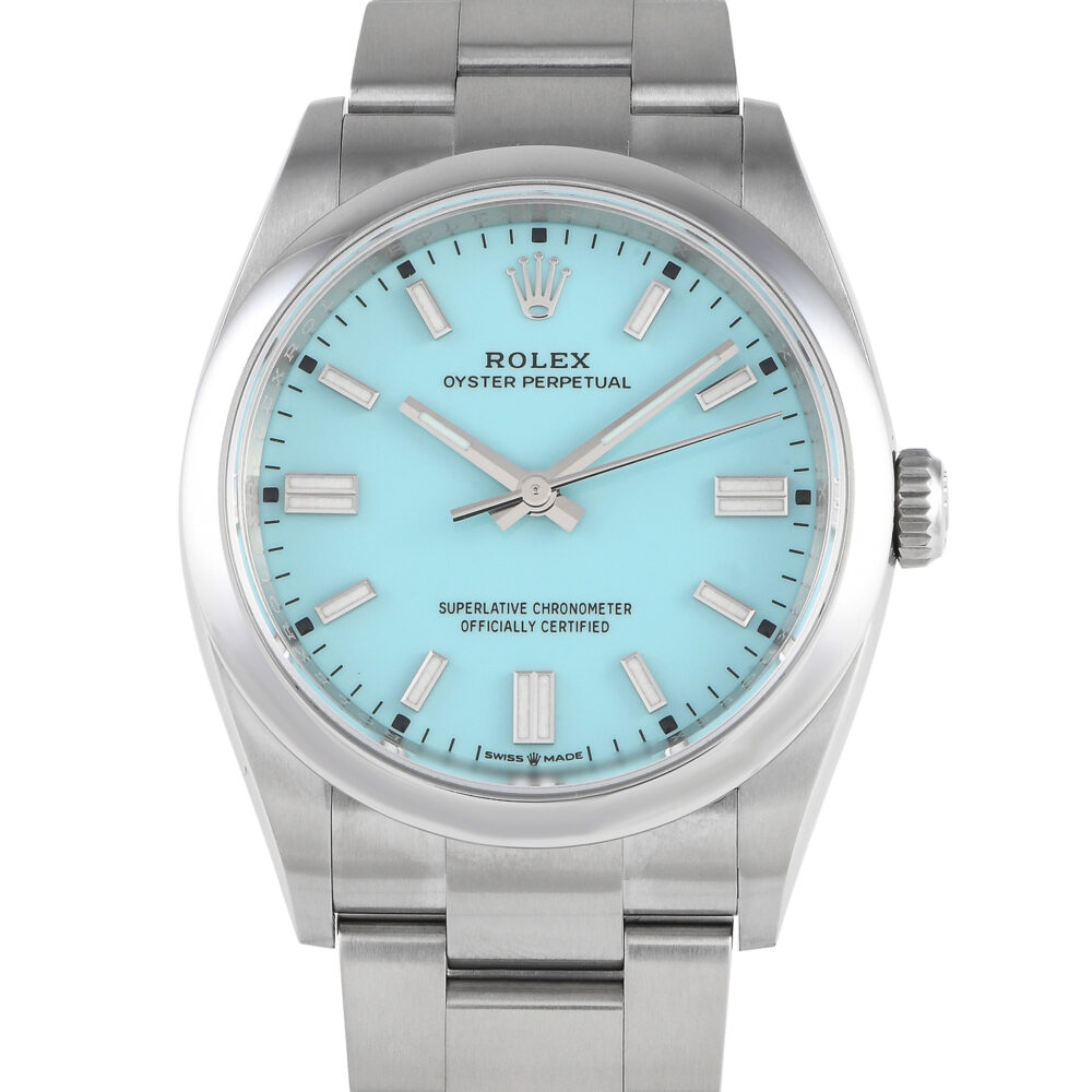 Rolex Oyster Perpetual 36 Turquoise Dial Watch 126000 - 36mm ...