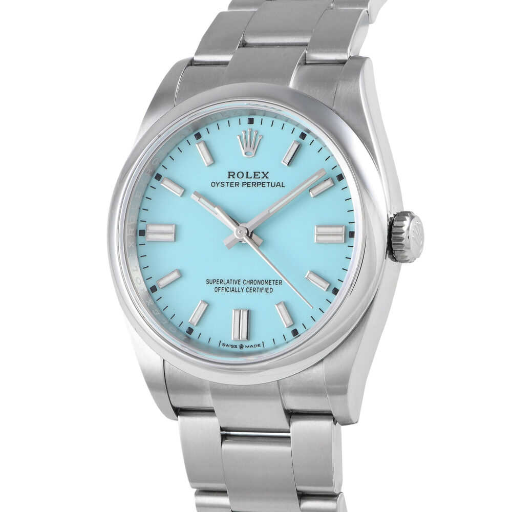 Rolex Oyster Perpetual 36 Turquoise Dial Watch 126000 - 36mm ...