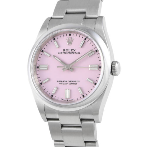 Rolex Oyster Perpetual 36 Candy Pink Dial Watch 126000 - 36mm - Pink ...