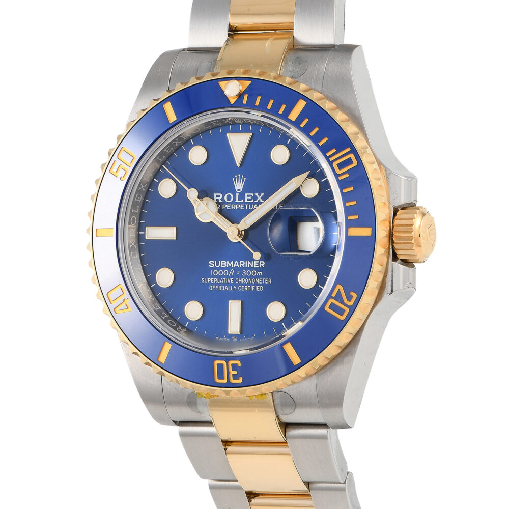 Rolex Submariner Date Two-Tone Watch 126613LB - 41mm - Blue
