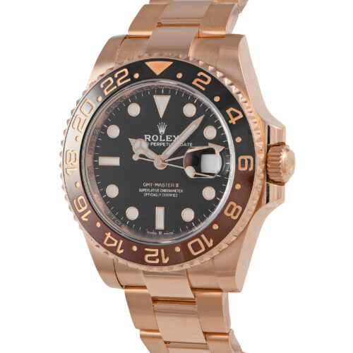 Rolex GMT-Master II Everose Gold Watch 126715CHNR - 40mm - Black - 2020