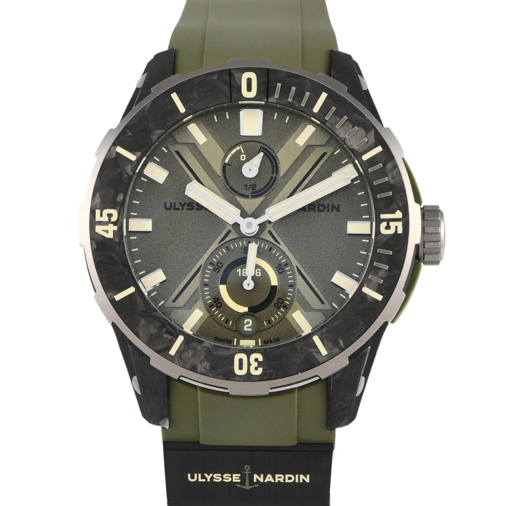 Ulysse Nardin Diver NET OPS Watch 1183-170-8A/3A - 44mm - Green - 2024