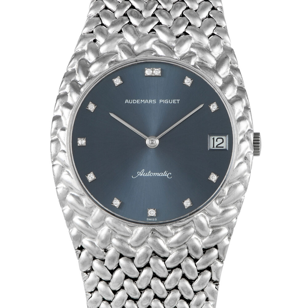 Audemars Piguet Cobra Blue Diamond Dial 18K Yellow Gold Watch 5403 ...