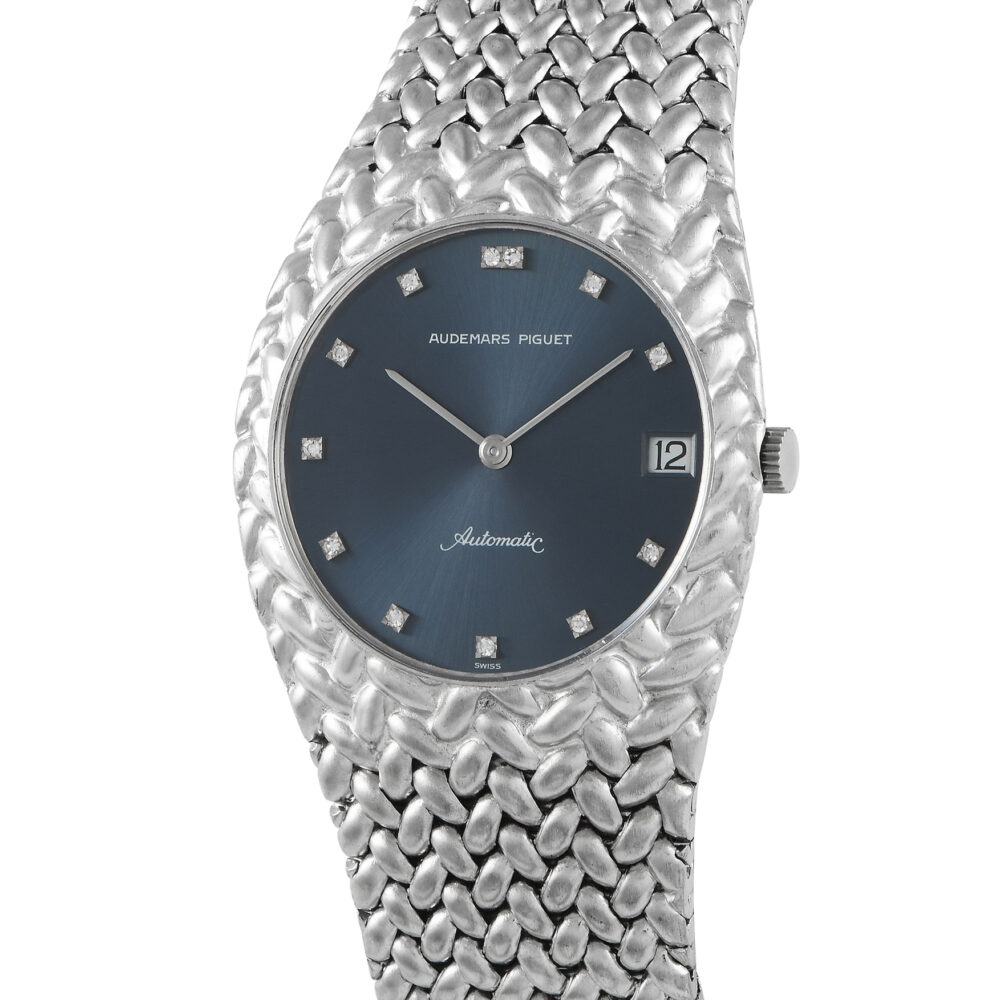 Audemars Piguet Cobra Double Blue Double Diamond Dial 18K White Gold ...