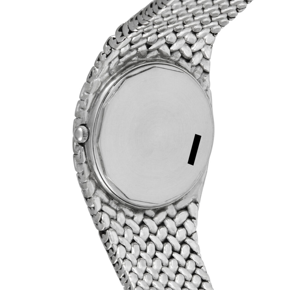 Audemars Piguet Cobra Gray Double Diamond Dial 18K White Gold Watch ...