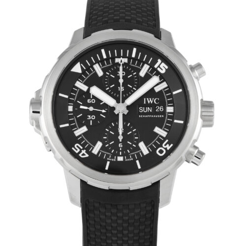 IWC Aquatimer Chronograph Watch IW376803 - 44mm - Black - 2023