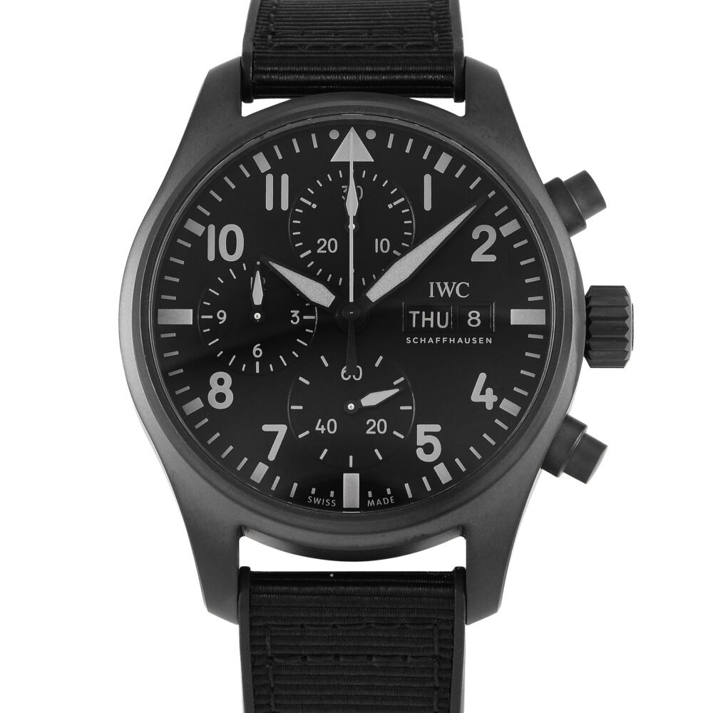 IWC Pilot's Chronograph 41 Top Gun Ceratanium Watch IW388106 - 41mm ...