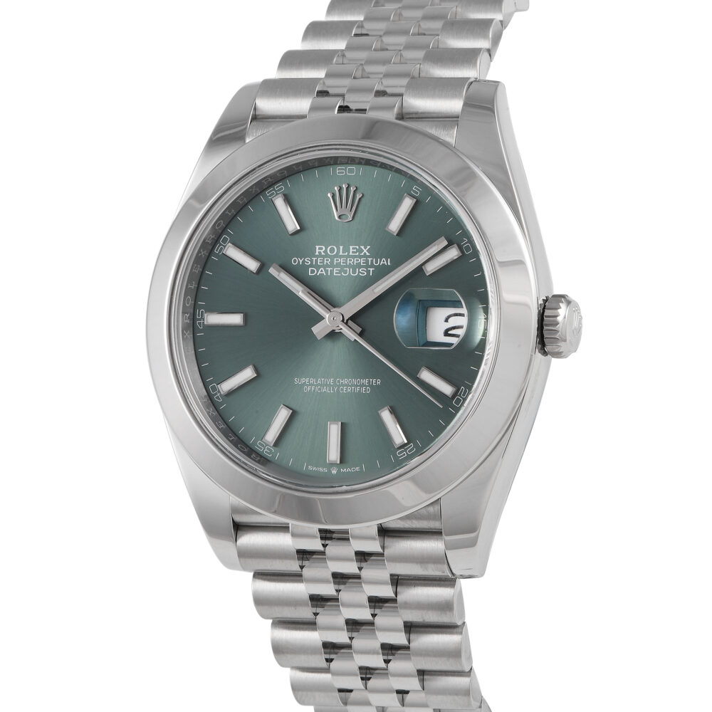 Rolex Datejust 41 Mint Green Dial Watch 126300 - 41mm - Green - 2023