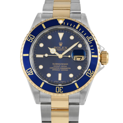 Rolex Submariner Watch 16613 - 40mm - Blue
