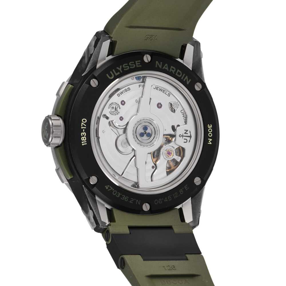 Ulysse Nardin Diver NET OPS Watch 1183-170-8A - 44mm - Green