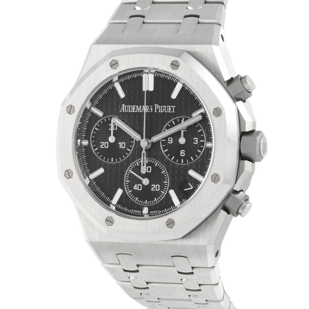 Audemars Piguet Royal Oak Chronograph Black Dial Watch 26240ST.OO ...