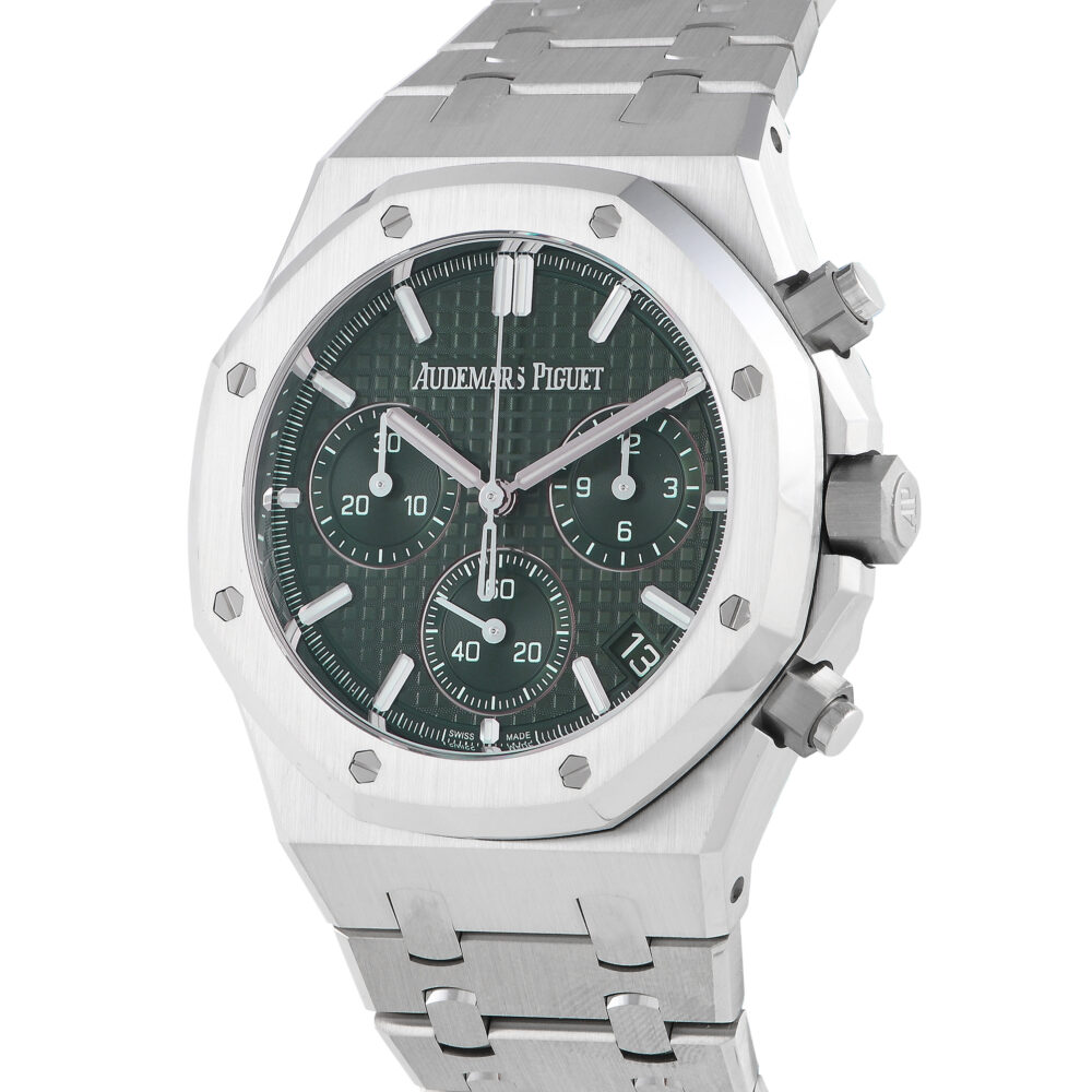 Audemars Piguet Royal Oak Chronograph Green Dial Watch 26240ST.OO ...