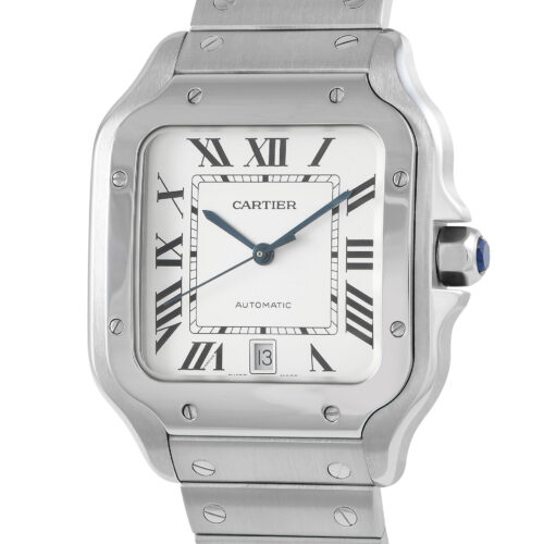 Cartier Santos Large Model Watch WSSA0009 - 39.8mm - Silver - 2018