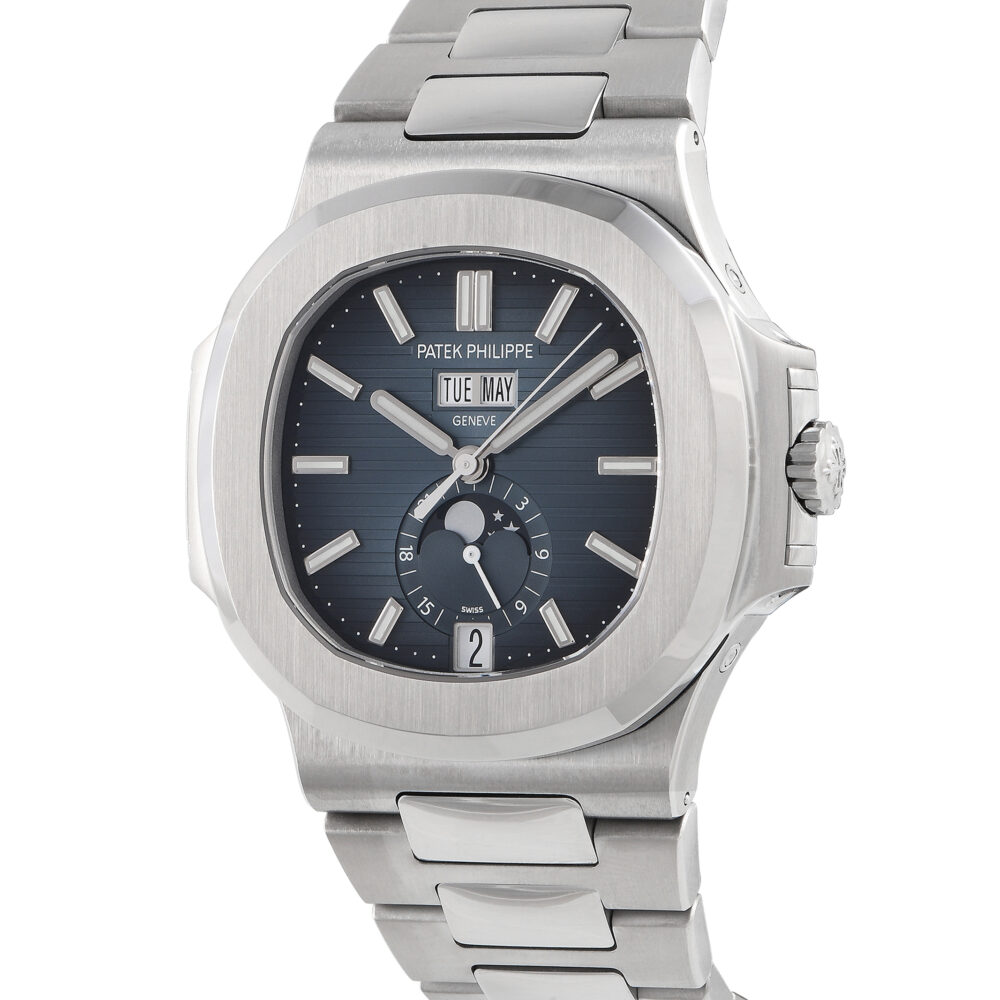 Patek Philippe Nautilus Moon Phase Watch 5712/1A-001 - 40mm - Blue