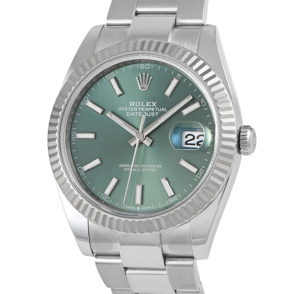 Rolex Datejust 41 Mint Green Dial Watch 126334 - 41mm - Green - 2023