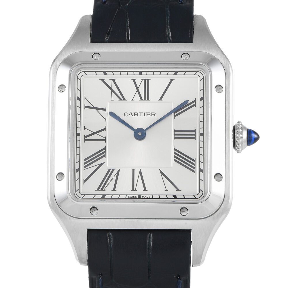 Cartier Santos-Dumont Watch WSSA0085 - 43.5 mm - Silver
