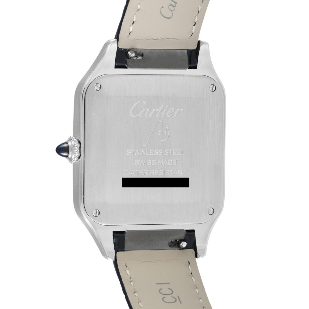 Cartier Santos-Dumont Watch WSSA0085 - 43.5 mm - Silver