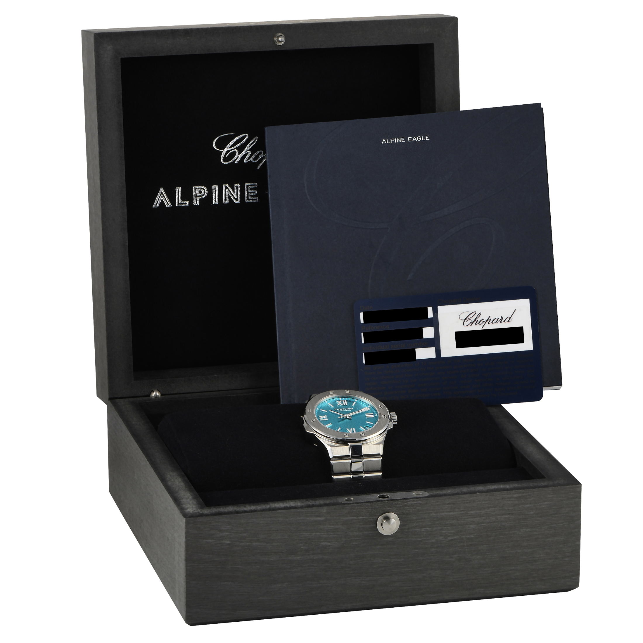 Chopard Alpine Eagle Maritime Blue Watch 290600-3016 - 41mm - Turquoise ...
