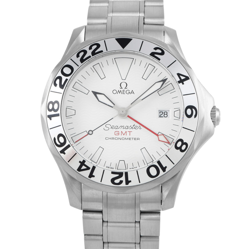 Omega Seamaster Great White GMT 300M Watch 2538.20.00 - 41 mm - White