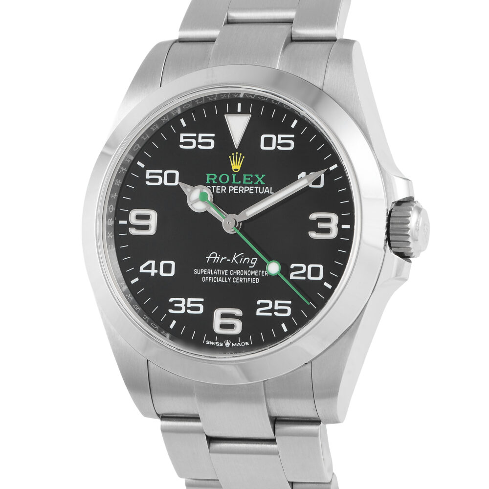 Rolex Oyster Perpetual Air-King Steel Watch 126900 - 40mm - Black - 2023