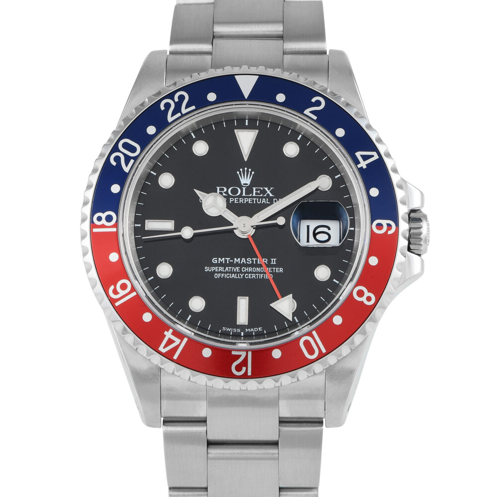 Rolex GMT-Master II Watch 16710 - 40 mm - Black - 2000
