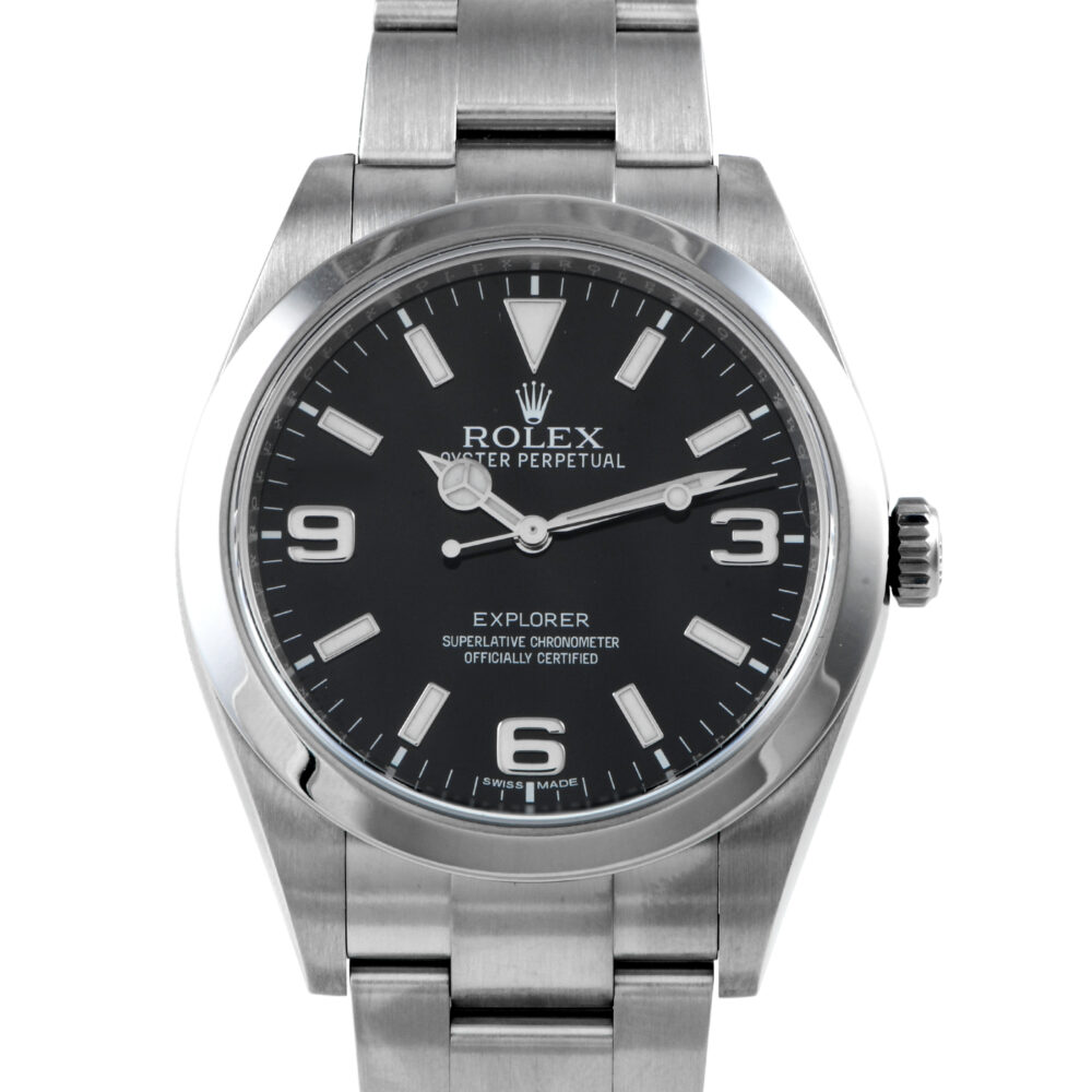 Rolex Explorer Watch 214270 - 39 mm - Black