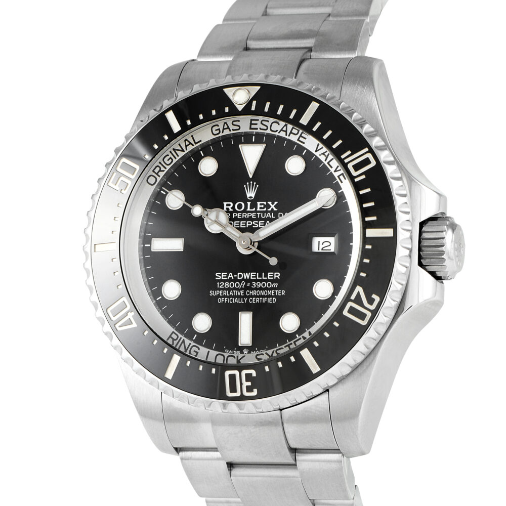 Rolex Deepsea Sea-Dweller Black Dial Watch 126660 - 44 mm - Black
