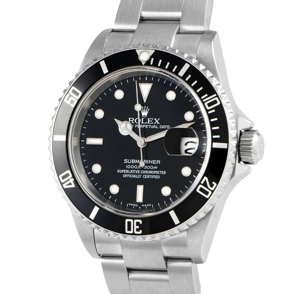 Rolex Submariner Date Watch 16610LN - 40 mm - Black