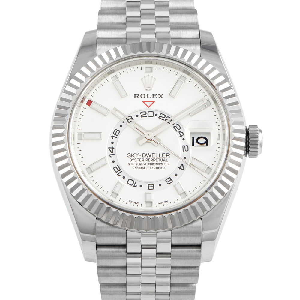 Rolex Sky-Dweller White Dial Watch 326934 - 42 mm - White